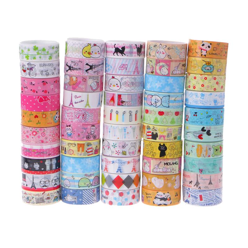 10 Kawaii 4M Tapes Mix Designs Cartoon Adhesive Tape Set for - TikTok ...