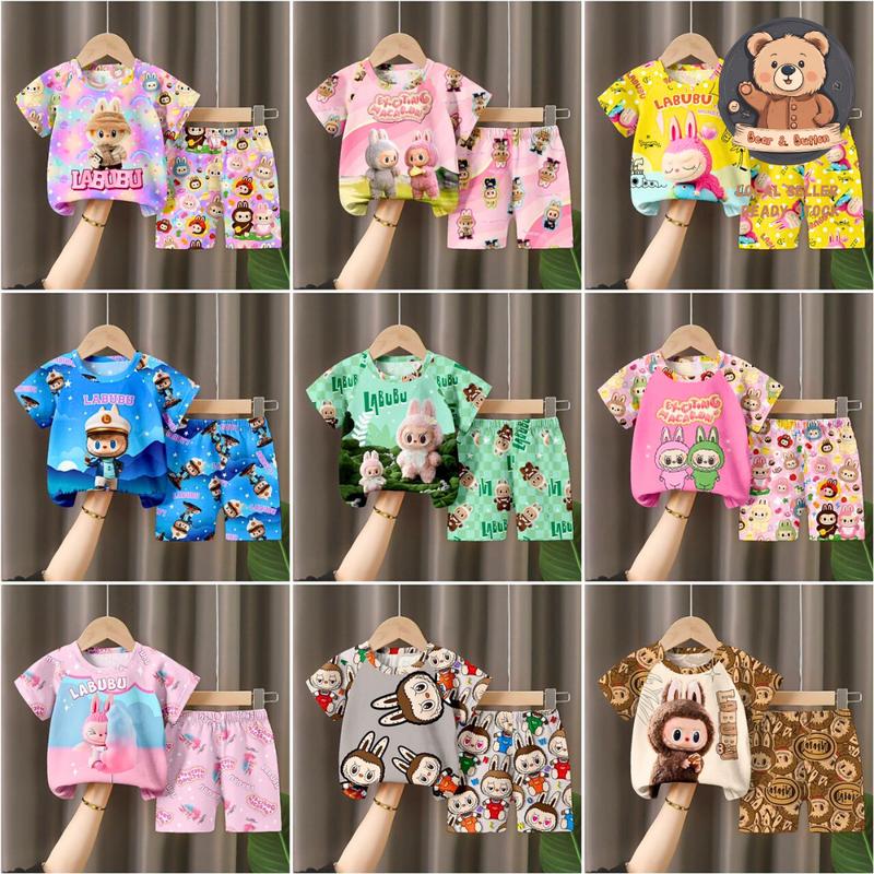 Set B & B 2PCs, untuk Kanak-kanak Lelaki dan Perempuan, Labubu - TikTok ...