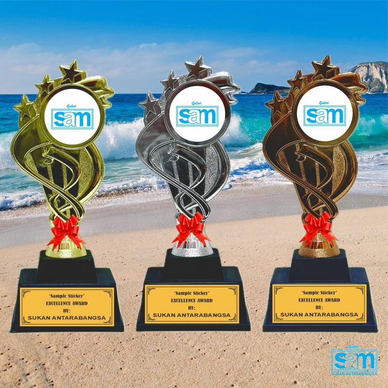 ACC1280 Trofi Plastik Plastic Trophy Screw Medal (Hadiah Sukan - TikTok ...