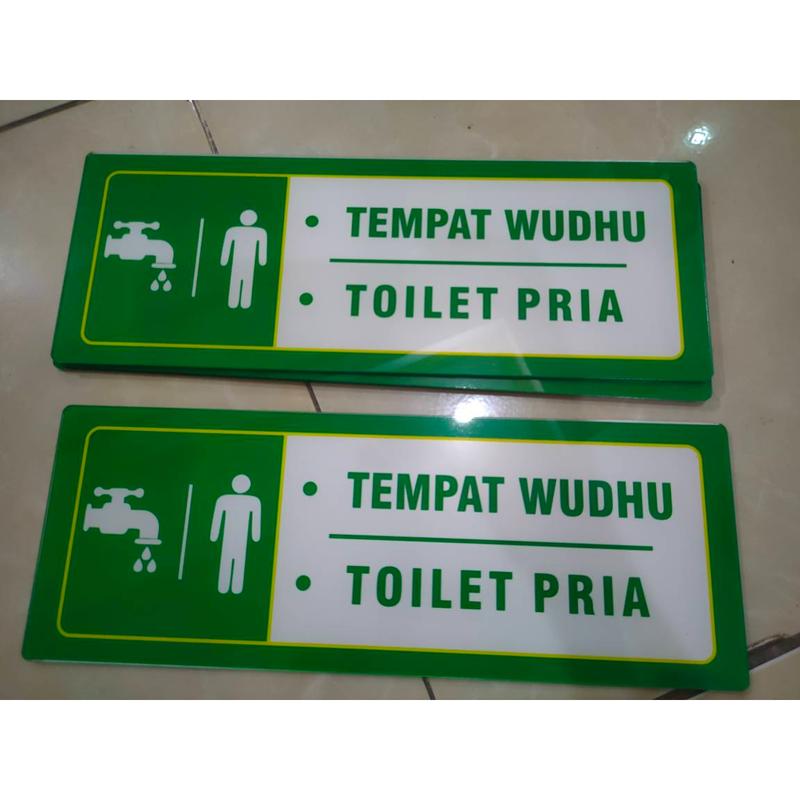 Akrilik Tempat Wudhu Toilet Pria Wanita - Shop | Tokopedia