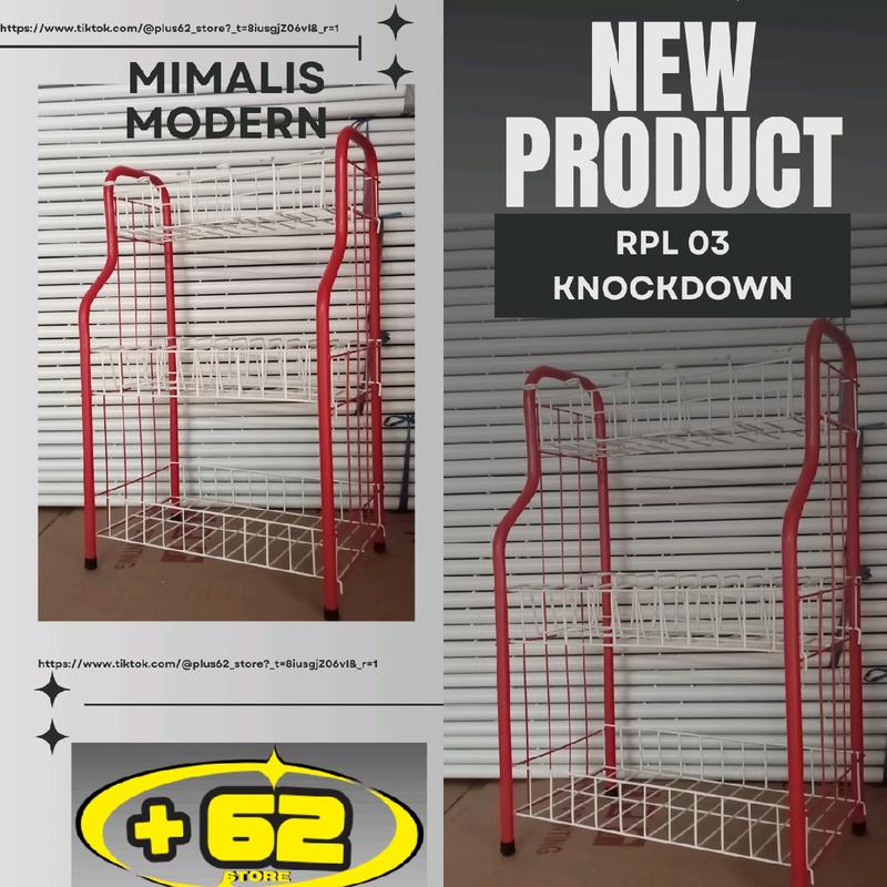 rak piring besi/pipa susun 3 Penyimpanan - Shop | Tokopedia