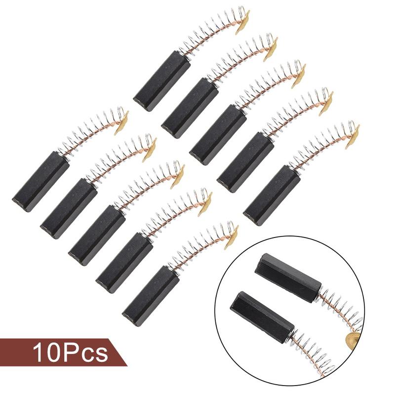 Berus Karbon, 10pcs, untuk Pengisar Sudut dan Motor, Berus Arang ...