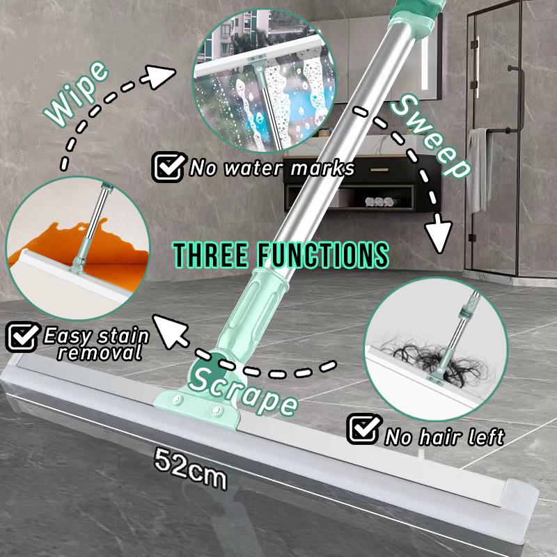 【3rd Generation】Folding telescopic wiper magic broom silicon - TikTok ...