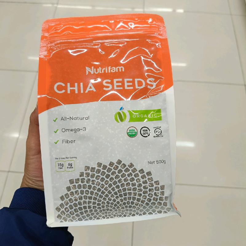 Nutrifam Chia Seeds Organic Fiber Protein Grain - TikTok Shop Philippines