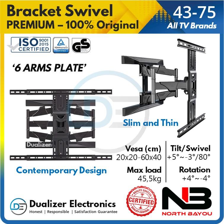 Bracket TV Layar Besar 49 50 55 60 65 70 75 Inch Support CURVED - Shop ...