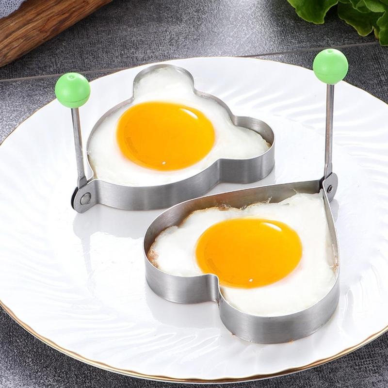 Stainless Steel Cooking Tools Fried Egg Pancake Mould Shaper - TikTok ...