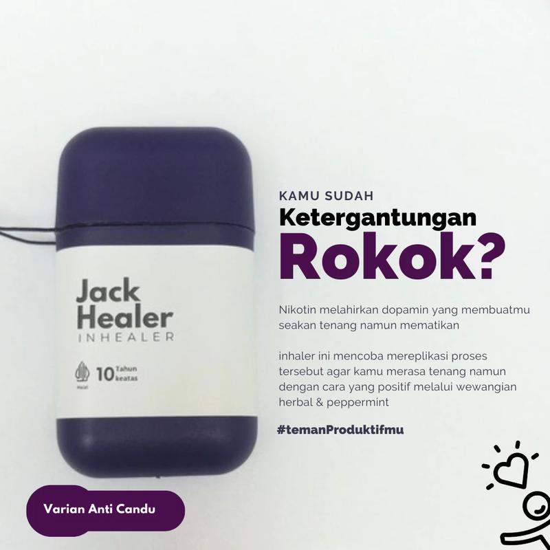JackHealer - Inhaler Viral Kurangi Keinginan Candu Merokook Berhenti ...
