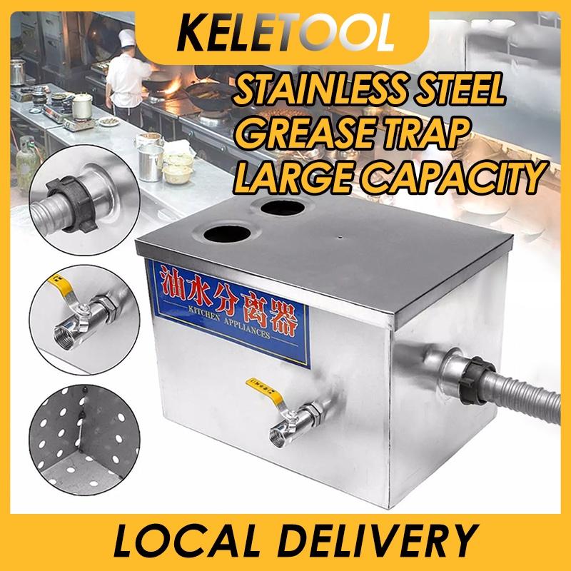 Grease Trap OilStainless Steel Grease Interceptor Grease Tra - TikTok ...