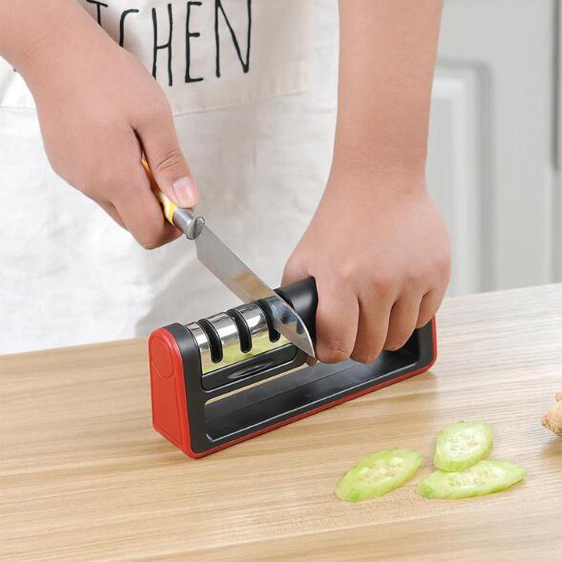 Home Quick Sharpener Double Sided Three Stage Sharpener Mult - TikTok ...