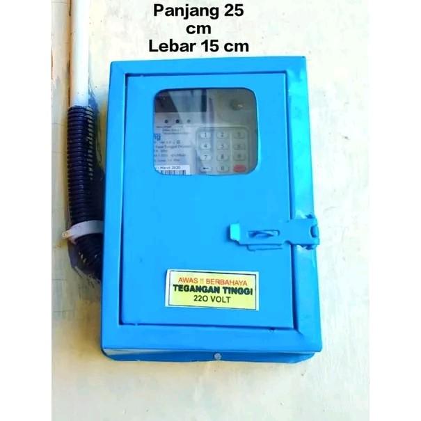 BoX kilometer listrik Pulsa Prabayar tutup pengaman kilometer - Shop ...
