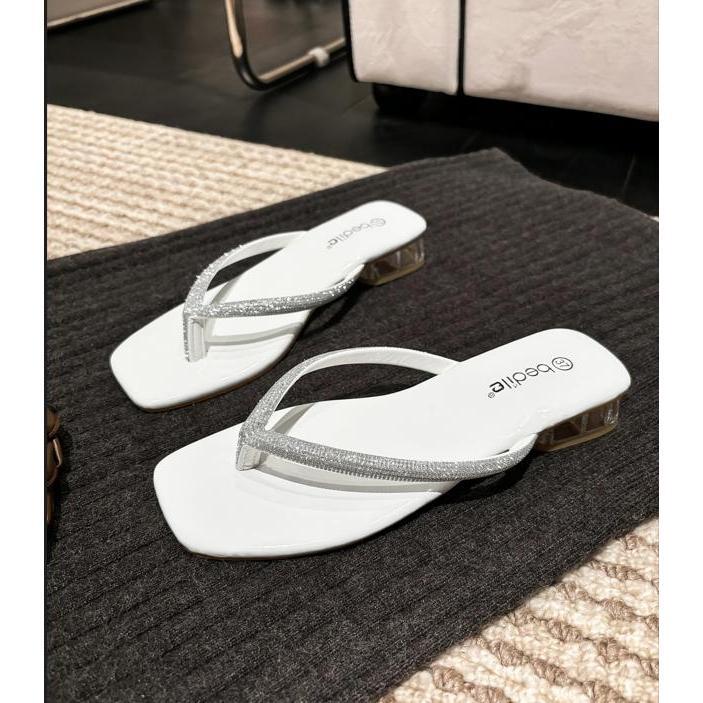 2024BEDILz popular crystal diamond flip-flops for women - TikTok Shop ...