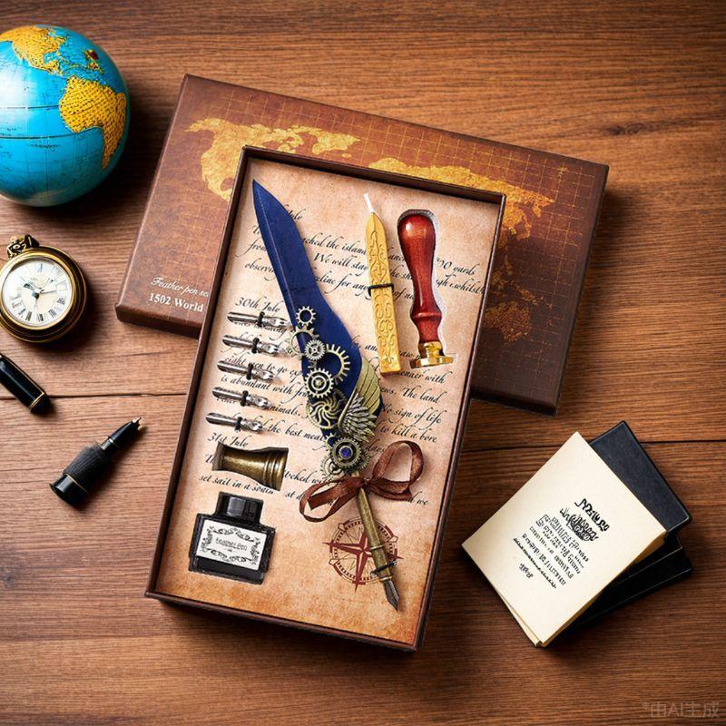Pen Bulu, Gaya Eropah, Retro, Tokoh Patung Barangan Harry Potter ...