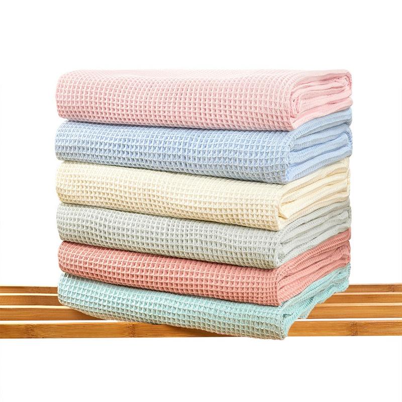 Pure cotton waffle pineapple for honeycomb mesh blanket baby - TikTok ...