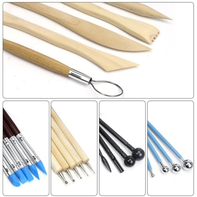 61Pcs/bag Polymer Clay Tools Modeling Clay Sculpting Tool Se - TikTok ...
