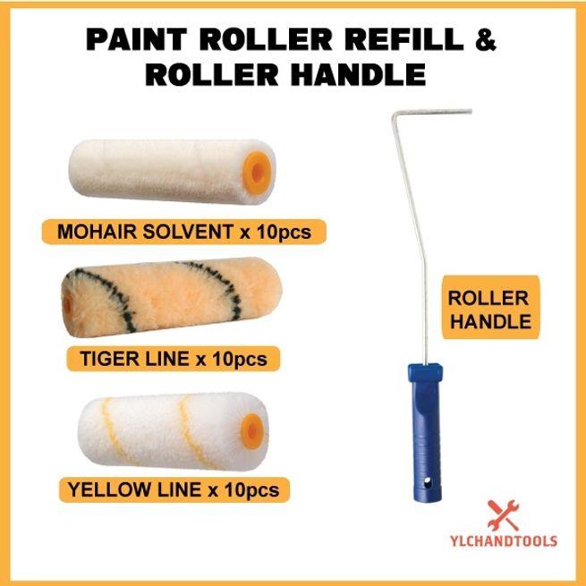 [READY STOCK] (10PCS) 4 inch 4" Paint Roller Refill and 17" Inch/22 ...