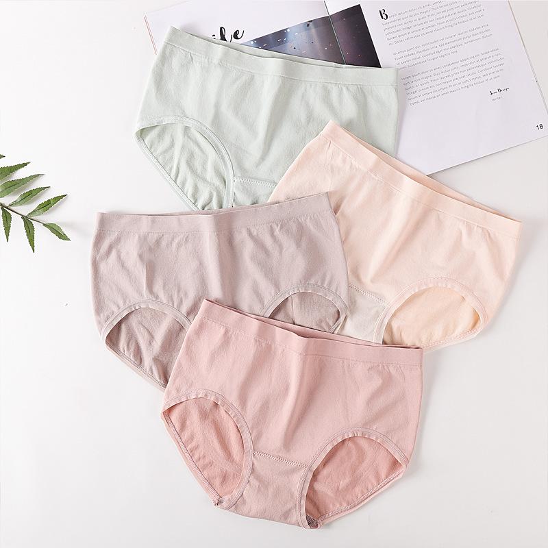 Womens Graphene Mid-waist Panties Womens Seamless Pure Cotto - TikTok ...