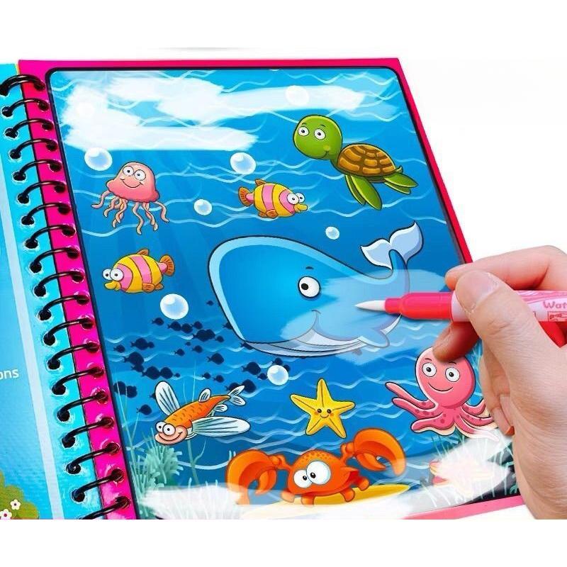 Children's Magic Water Drawing Book Doodle Drawing Book Thickened ...