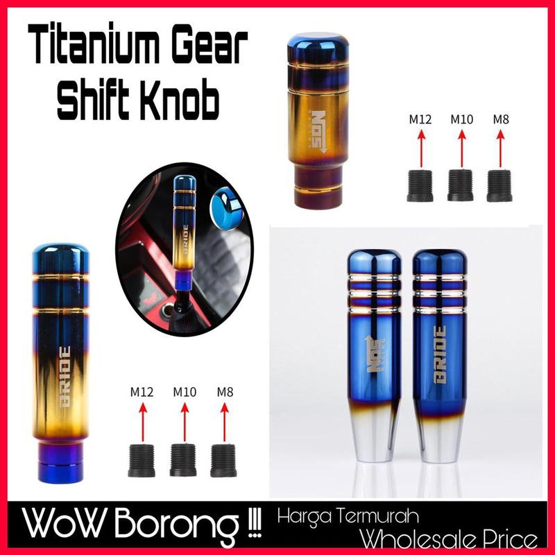Universal titanium emas aluminium gear shift knob shifter tuil - TikTok ...
