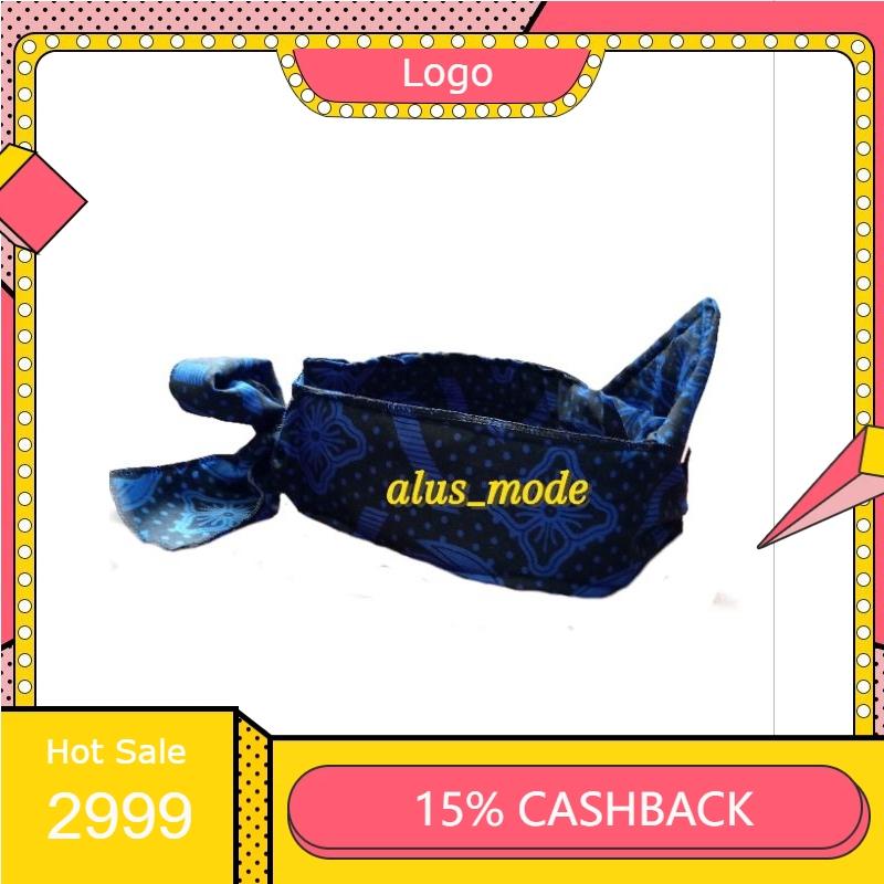 Iket kepala sunda jawa baduy dewasa & anak blangkon bolong batik - Shop ...