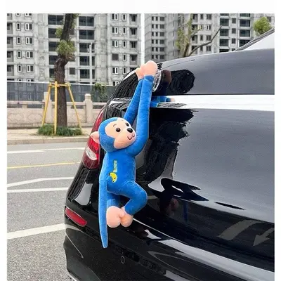 Stuffed Monkey Monkey Squad, Tail-Wind Monkey For Cars, Cute Hanging ...