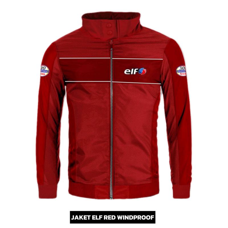 JAKET ELF 300 ANIVERSERI MERAH - mat moto - riders - kalis air - TikTok ...