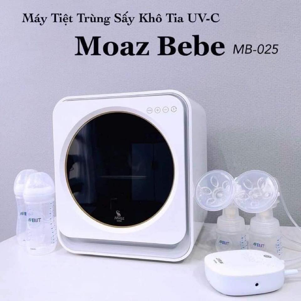 Moaz Máy Tiệt Trùng Sấy Khô Tia UV-C Và Bảo Quản Bình Sữa MB025 Cho Bé - Thế Giới Sơ Sinh