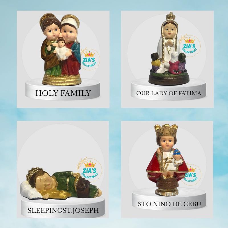Religious CHIBI Mini Statues (Holy Family) (Sto. Nino) (Virgin - TikTok ...