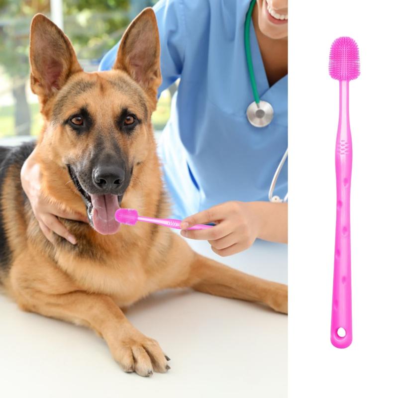Wiutare- Durable Pet Toothbrush 360-degree Pet Toothbrush fo - TikTok ...