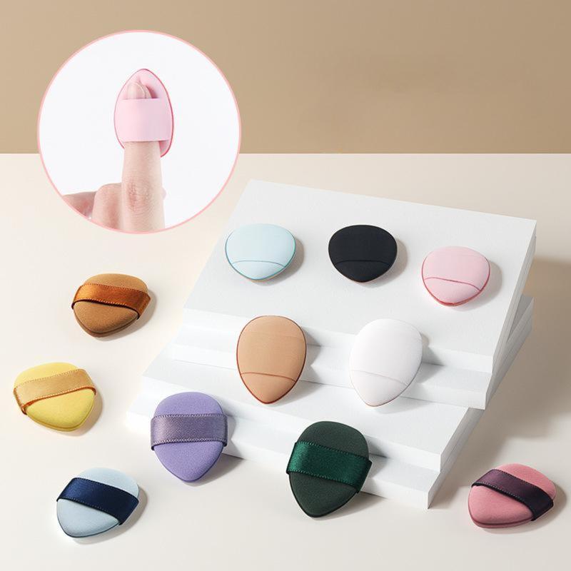 4PCS Mini Finger Puff Thumb Tip Water Drop Small Puff Leathe - TikTok ...