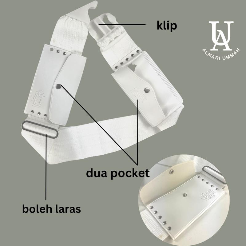 Tali Pinggang Haji Clip Belt Haji Umrah Tidak Berjahit - TikTok Shop ...