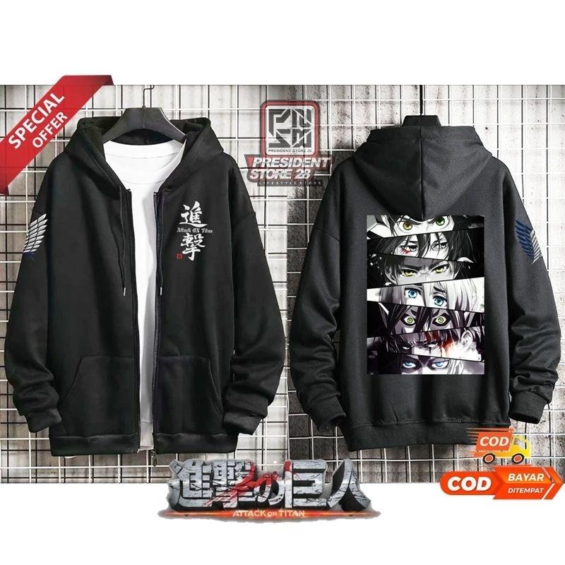 Sweater Hoodie ATTACK ON TITAN AOT SNK / Jaket Anime AOT-ATTACK - Shop ...