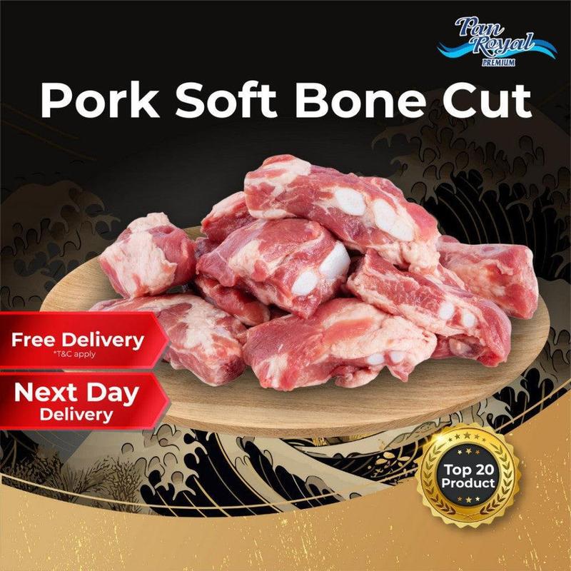 [PAN ROYAL] Frozen Pork Soft Bone Cut (500g +/-) - TikTok Shop Singapore