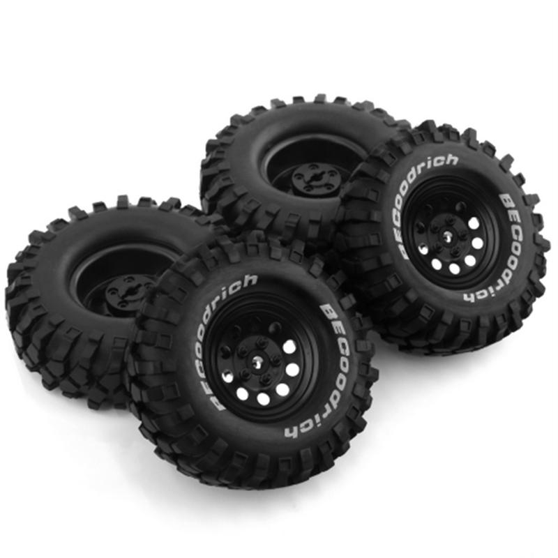 4Pcs Metal 110mm Beadlock Wheel Tire Set for /10 Short Cours - TikTok ...