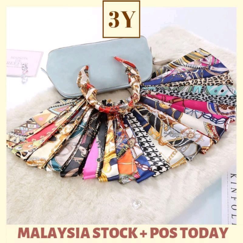 3Y Twilly scarf for bag Slender of Bag Handle Silk Scarves Small ...