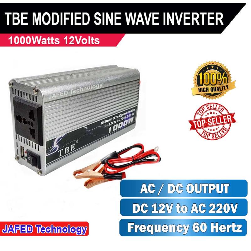 1000W 12V TBE Modified Sine Wave Solar Power Inverter 12V DC - TikTok ...