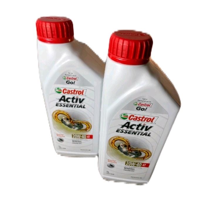 CASTROL ACTIV ESSENTIAL 20W-40 4T FOR 4 STROKE MOTORCYCLE 1L - TikTok ...