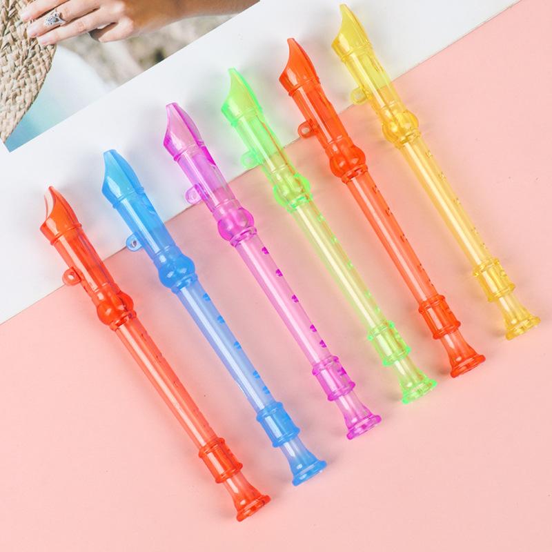 Colorful Plastic Six-hole Recorder Musical Instrument Toys Kids ...