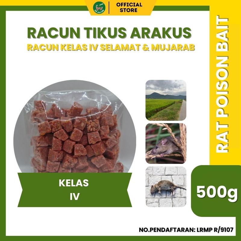 Arakus Racun Tikus Brodifacoum 0.005 cube pink similar matikus repack ...