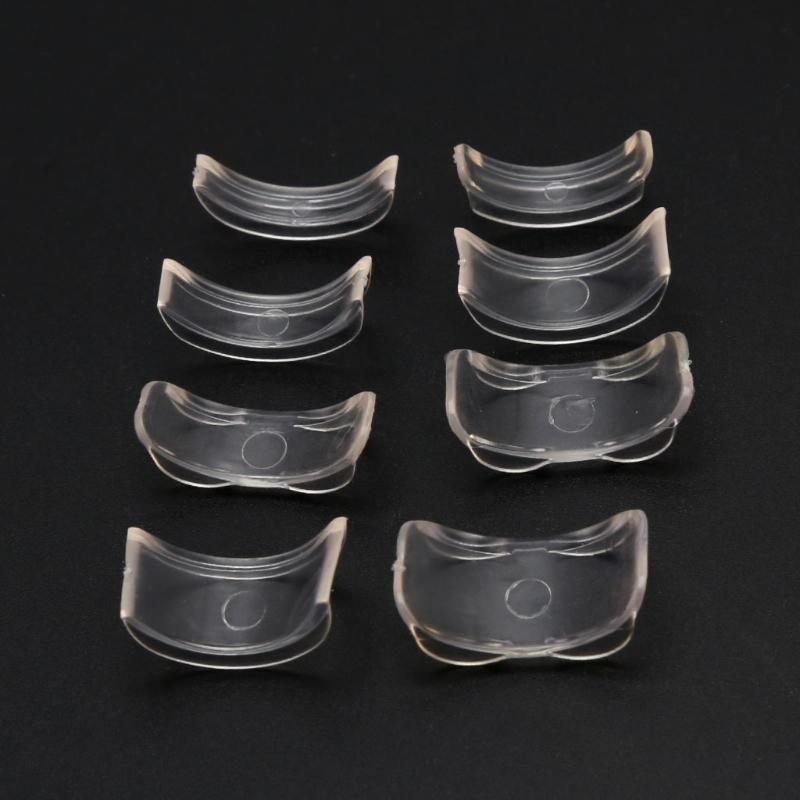 uihe 8 Sizes Silicone Invisible Clear Ring Size Adjuster Resizer Loose ...
