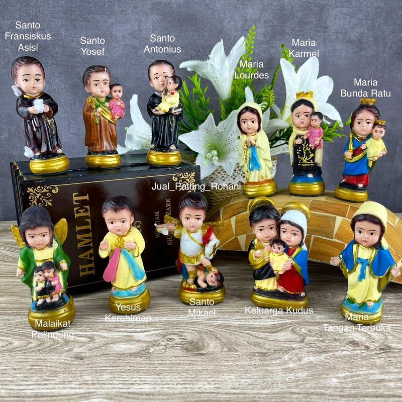 Patung Maria Yesus Santo Chibi 10 cm - Shop | Tokopedia