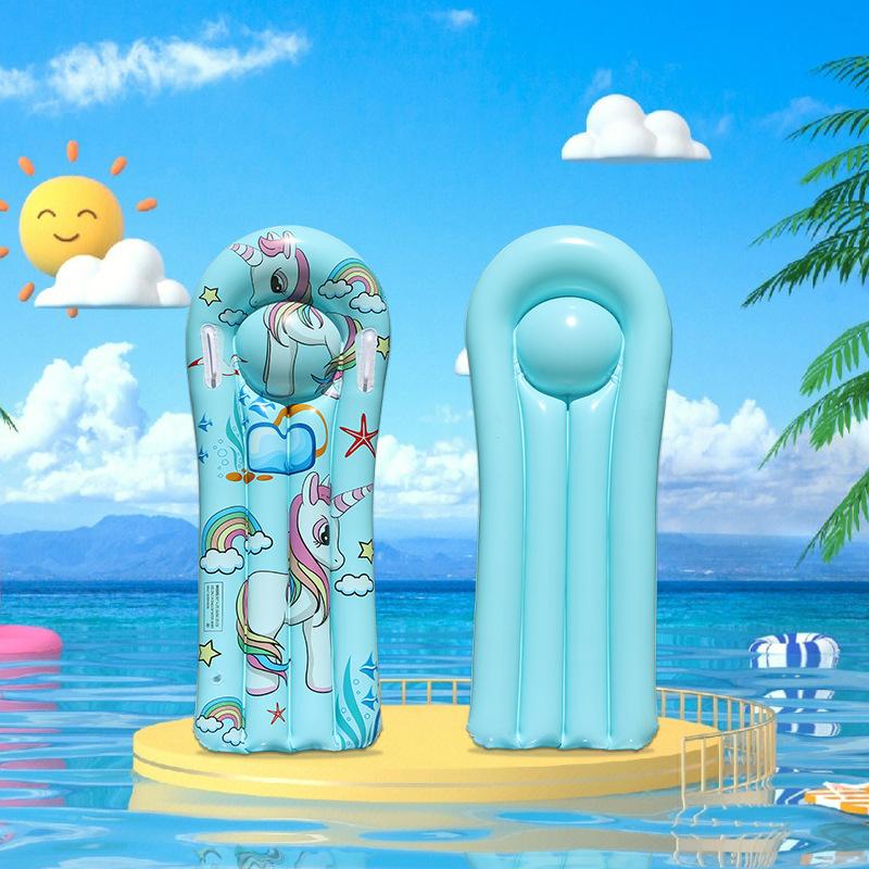 Inflatable surfboard pool floating mattress inflatable unicorn - TikTok ...