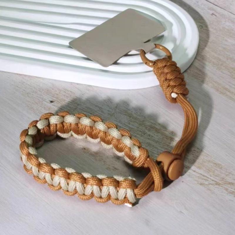 totally hand-made-Woven Short Mobile Phone Lanyard Outdoor Sports ...