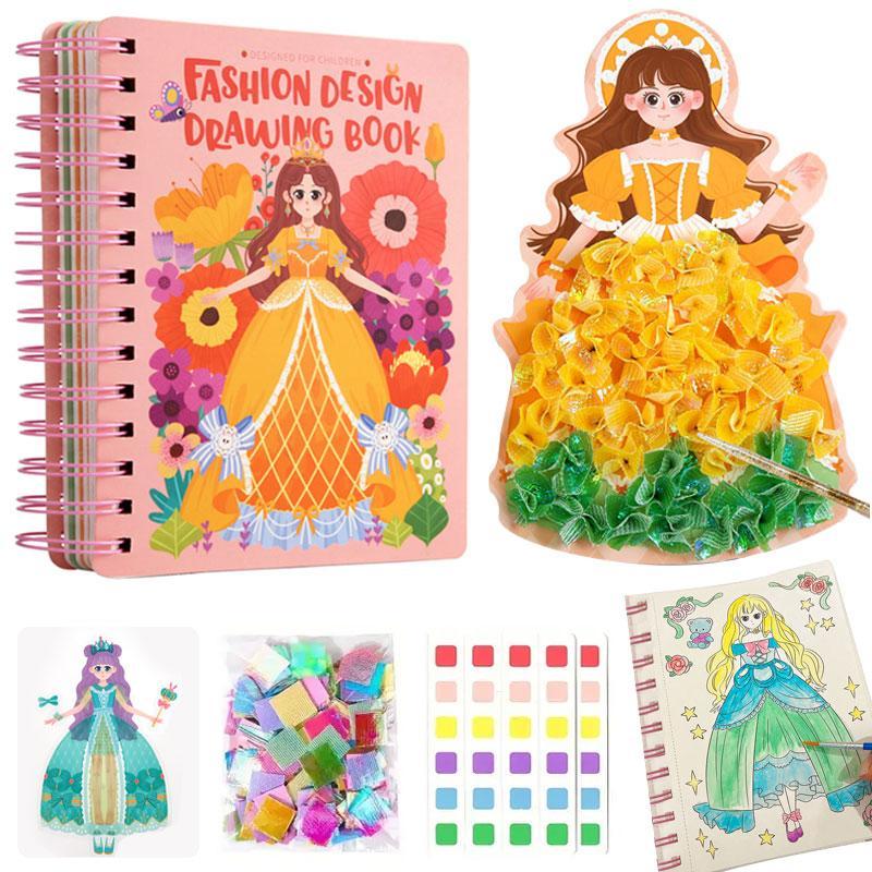 3 in 1 DIY Paper Craft Set, 1 Set Fashion Design Girl Painting - TikTok ...