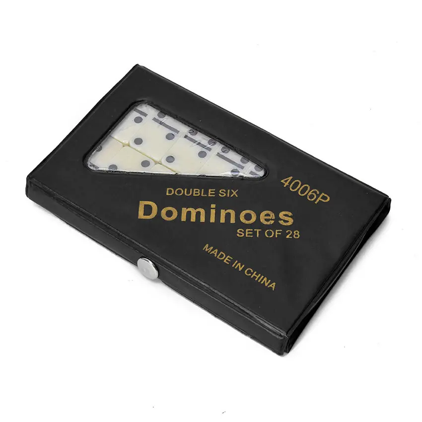 Batu Domino Gaple Set 28 PCS, Board Game Domino Balok Tebal dengan ...
