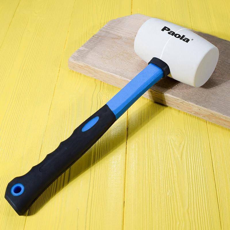 Paola 16OZ Rubber Hammer, Tile Decoration Tool Installation Hammer ...