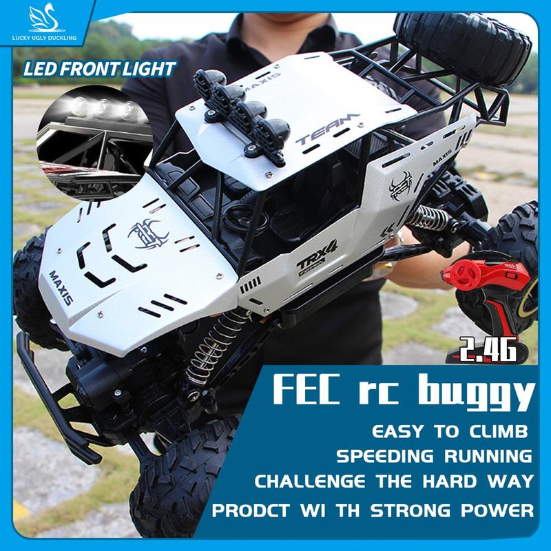 FEO RC Car 4WD 2.4G Radio Alloy Body Monster Truck CRAWLER OFF-ROAD ...