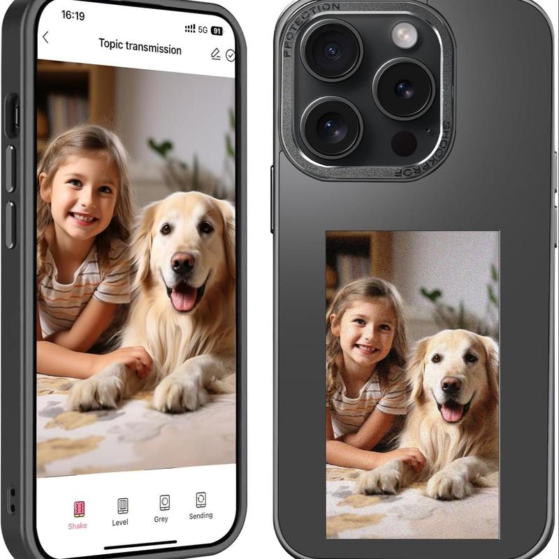 NFC Projection DIY Smart Display Customized Phone Case, 1 Count Ink ...