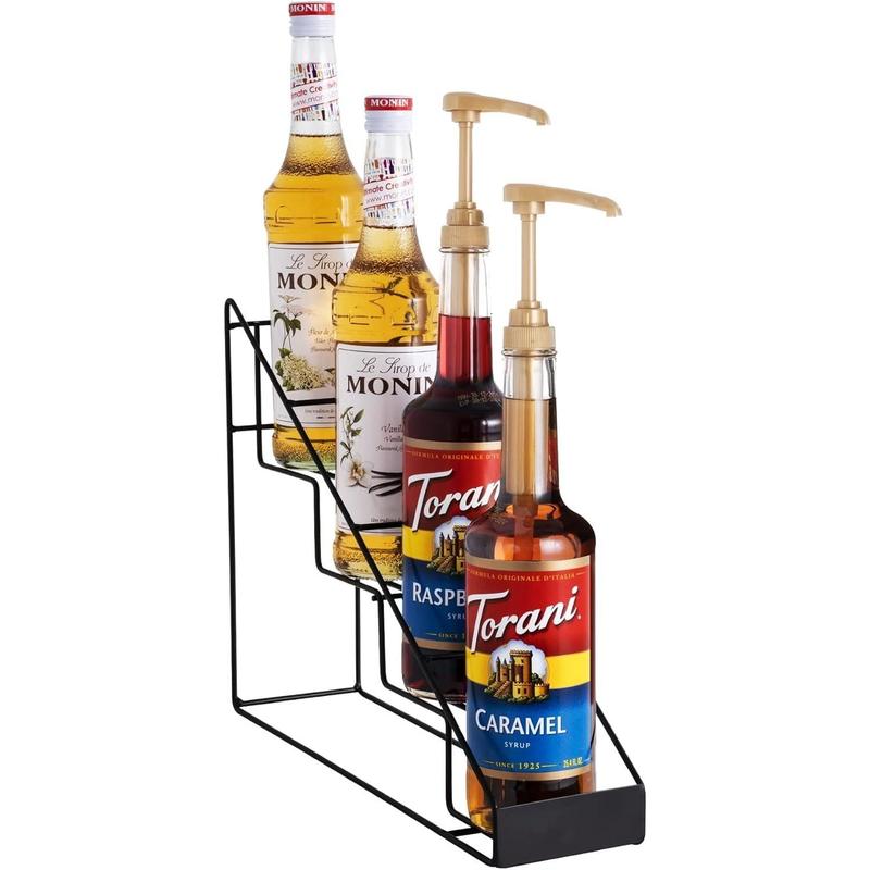 Coffee Syrup Stand ,compatible With 4 Bottles 750ml Of And Monin Rack ...