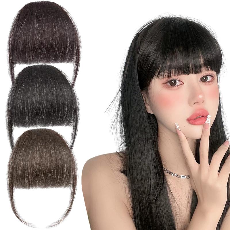 Poni klip untuk wanita, sambungan rambut Alamiah untuk dahi, - TikTok ...