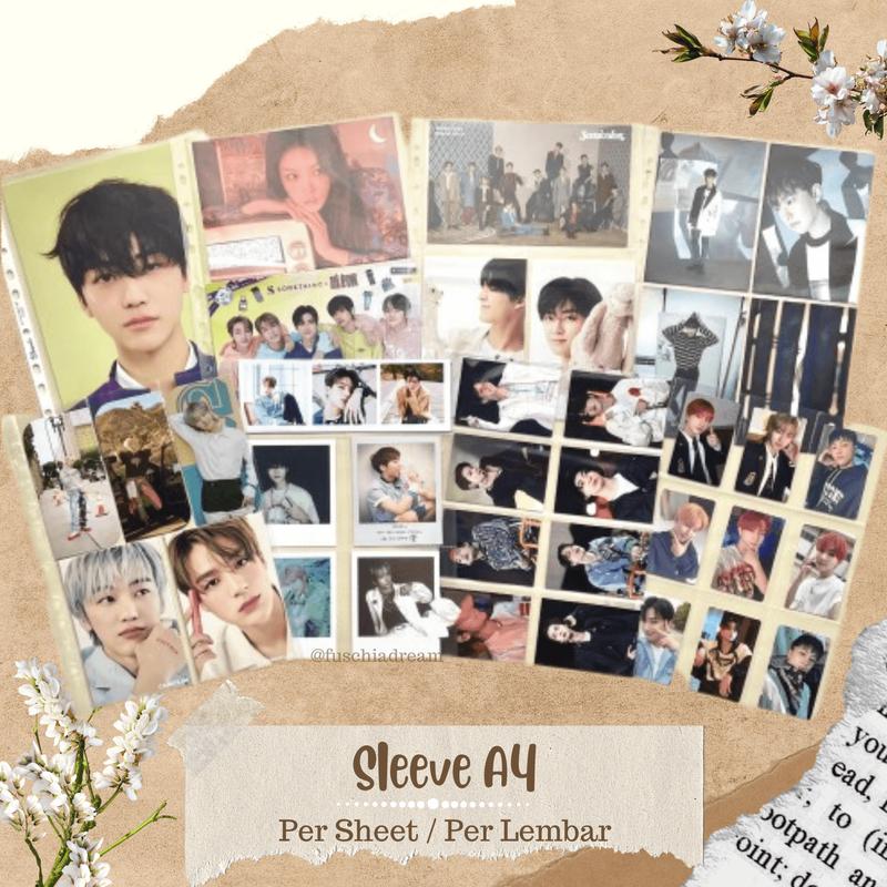 Sleeve Pocket A4 1p/2p/3p/4p/5p/6p/8p/9p/10p/12p/20p for Binder/Collect - Shop | Tokopedia